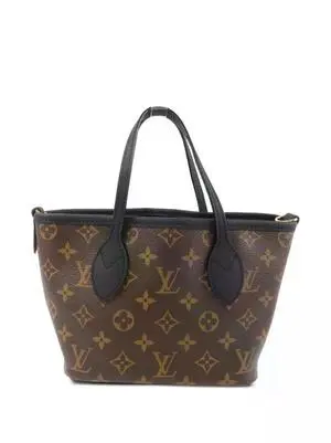 LOUIS VUITTON Neverfull Monogram Tote Bag - Brown