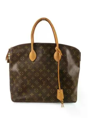 LOUIS VUITTON Monogram Lockit Mm Tote Bag - Brown