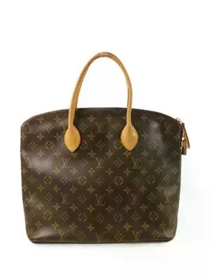 LOUIS VUITTON Monogram Lockit Mm Tote Bag