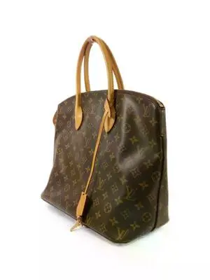 LOUIS VUITTON Monogram Lockit Mm Tote Bag