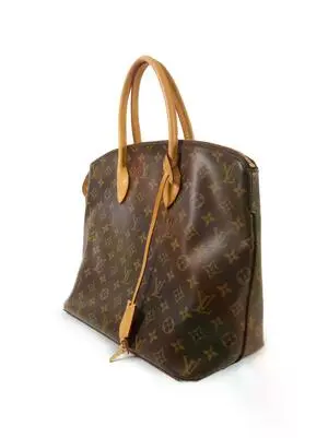 LOUIS VUITTON Monogram Lockit Mm Tote Bag