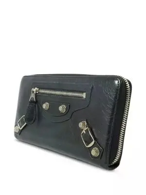 Balenciaga Stud-detail Zip-around Wallet