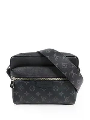 LOUIS VUITTON Outdoor Monogram Eclipse Messenger Bag - Black