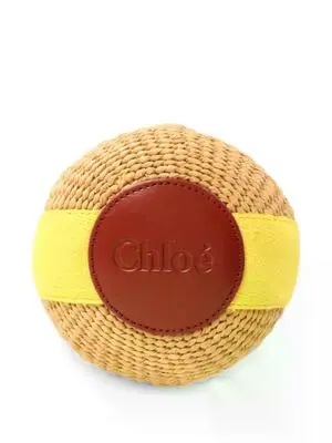 Chloé Woody Raffia Basket Bag