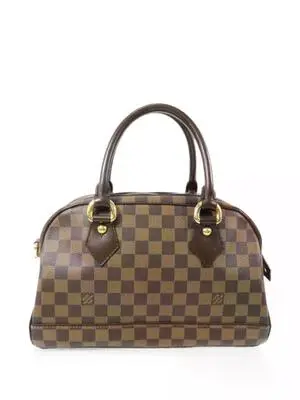 LOUIS VUITTON Duomo Damier Ebene Canvas Tote Bag