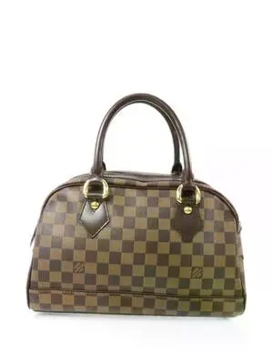 LOUIS VUITTON Duomo Damier Ebene Canvas Tote Bag