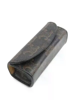 Celine Triomphe-pattern Jewelry Case