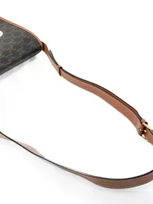 Celine Triomphe Logo-print Messenger Bag