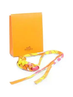 Hermès Braided Silk Bag Charm