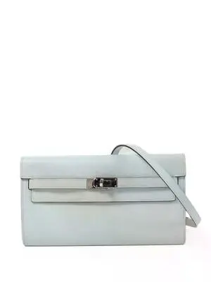 Hermès Kelly To Go Epsom Clutch Bag - Blue
