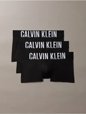 Calvin Klein Intense Power Air 3-pack Low Rise Trunks - Black