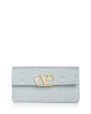 Valentino Garavani Wallet On A Chain - Light Blue