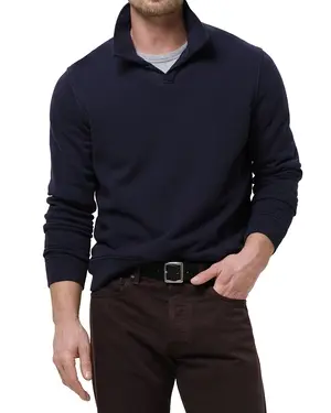Citizens Of Humanity Pullover Rugby Cotton Blend Sweatshirt - Navy