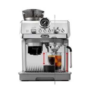 NESPRESSO De'longhi La Specialista Arte Evo Espresso Machine With Cold Brew - Silver