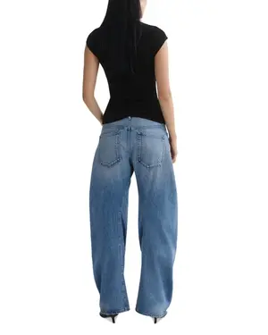 AGOLDE Spiral High Rise Curved Tapered Jeans - Venture