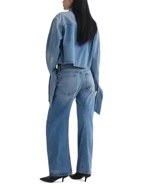 AGOLDE Hewitt Cropped Denim Shirt