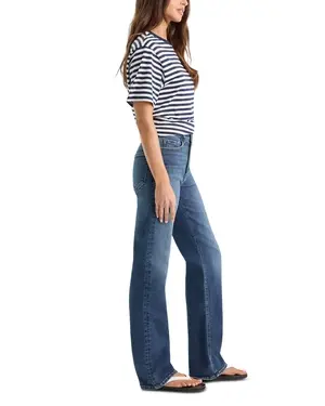 Good American Good True High Rise Straight Jeans