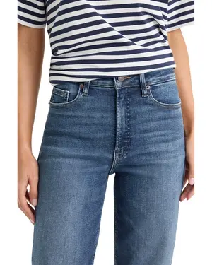 Good American Good True High Rise Straight Jeans