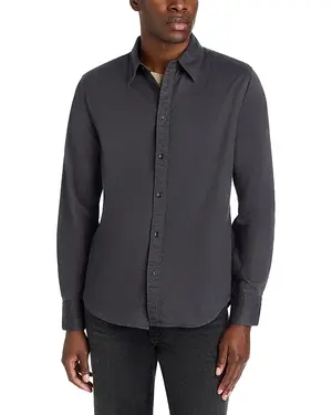 Rag & Bone Tomlin Dobby Shirt - Coast Grey
