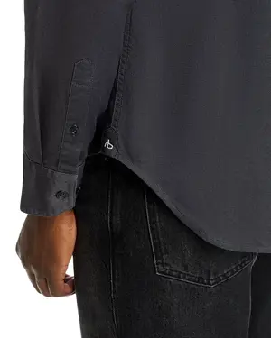 Rag & Bone Tomlin Dobby Shirt - Coast Grey