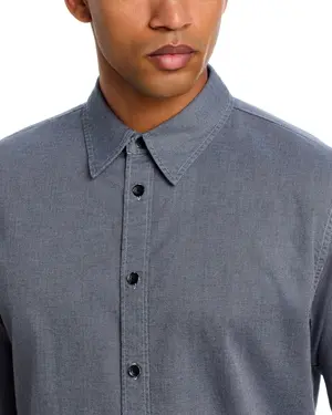 Rag & Bone Tomlin Dobby Shirt - Silver