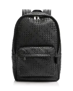 Bottega Veneta Woven Leather Backpack