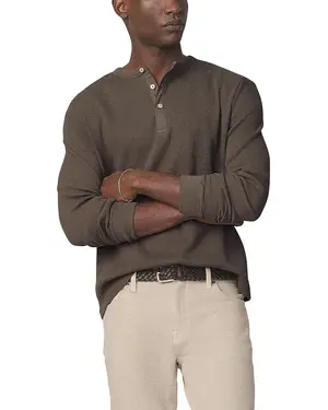 Joe's Jeans Henley Waffle Shirt - Tea Leaf