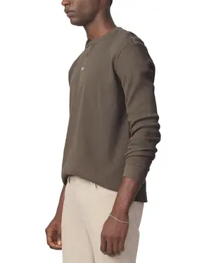 Joe's Jeans Henley Waffle Shirt - Tea Leaf