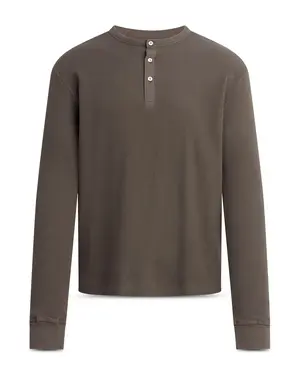 Joe's Jeans Henley Waffle Shirt - Tea Leaf