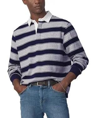 Joe's Jeans Stripe Rugby Shirt - Peacoat Multi