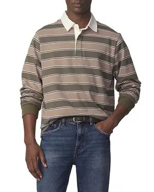 Joe's Jeans Stripe Rugby Shirt - Tea Leaf Multi