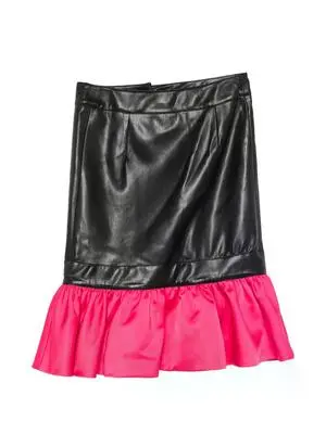 Moschino Ruffled Bow Detail Midi Skirt