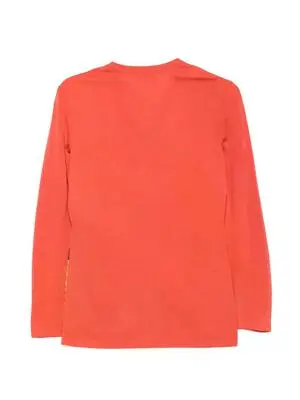 Celine 2000s Postcard-print Silk Sweater