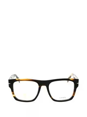 DB EYEWEAR BY DAVID BECKHAM Square-frame Glasses - Brown