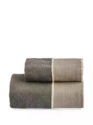 CU I SEEYOU Fringe-trim Bath Towel - Grey
