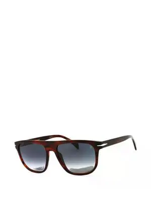 DB EYEWEAR BY DAVID BECKHAM Tortoiseshell-effect Square-frame Sunglasses