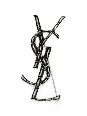 Saint Laurent Opyum Brooch - Silver