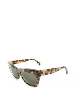 Celine Tortoiseshell-effect Cat-eye Sunglasses