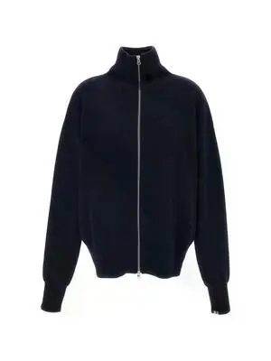 Extreme Cashmere Zip-up High-neck Cardigan - Blue