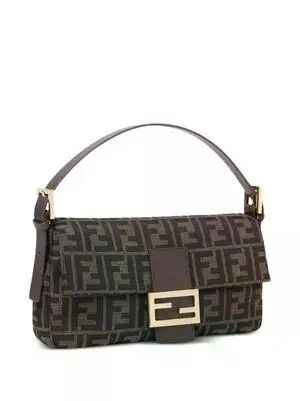 Fendi Baguette Ff-jacquard Tote Bag
