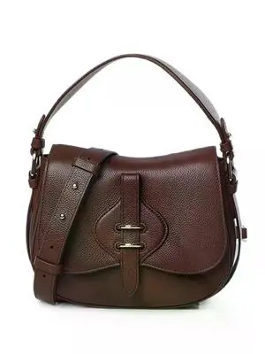 COCCINELLE Grained Leather Tote Bag - Brown