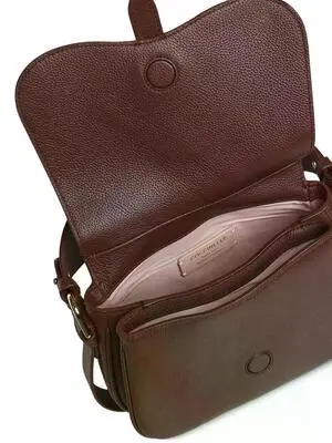 COCCINELLE Grained Leather Tote Bag