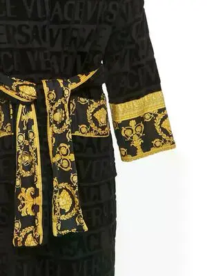 Versace Baroque Belted Bathrobe