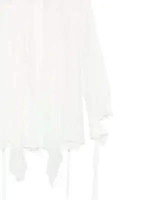 ANN DEMEULEMEESTER Lace-trimmed Shirt