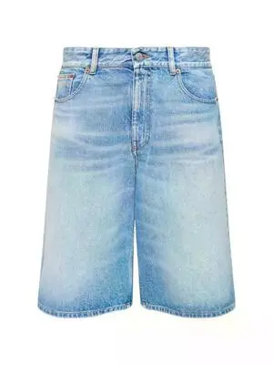 MAISON MARGIELA Denim Bermuda Shorts - Blue