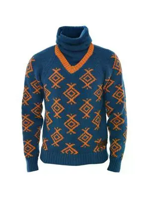 Dsquared2 Embroidered High-neck Sweater