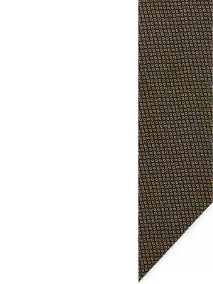 Saint Laurent Silk Twill Lavallière Scarf - Green