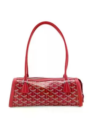 Goyard Bonbonnière Bag Coated Canvas Shoulder Bag - Red
