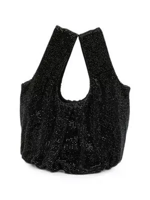 TWENTY FOURHAITCH Sydney Crystal Embellished Tote Bag - Black