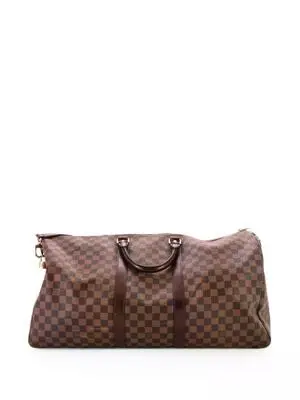 LOUIS VUITTON Keepall Bandouliere Bag Damier 55 Travel Bag - Brown